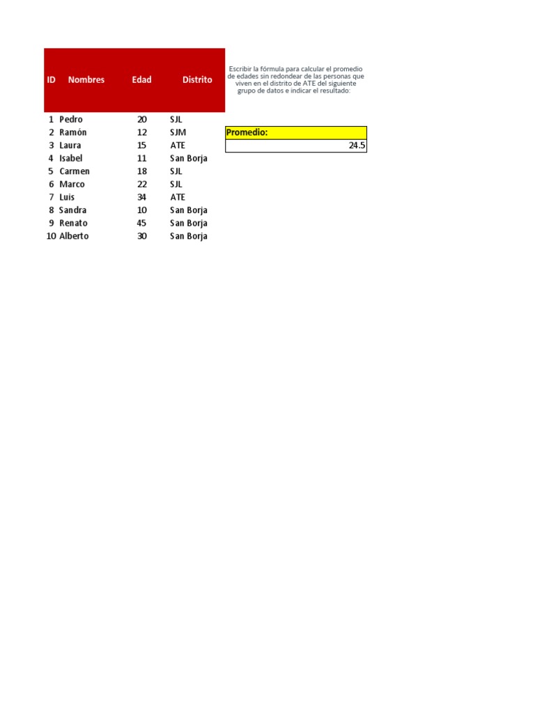Excel Pregunta 06 Solucion | PDF
