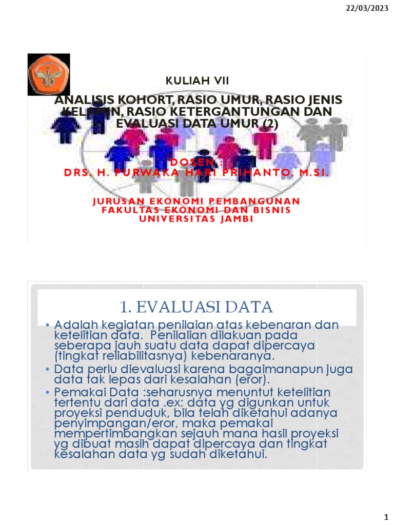 Analisis Rasio Umur dalam Data Demografi | PDF