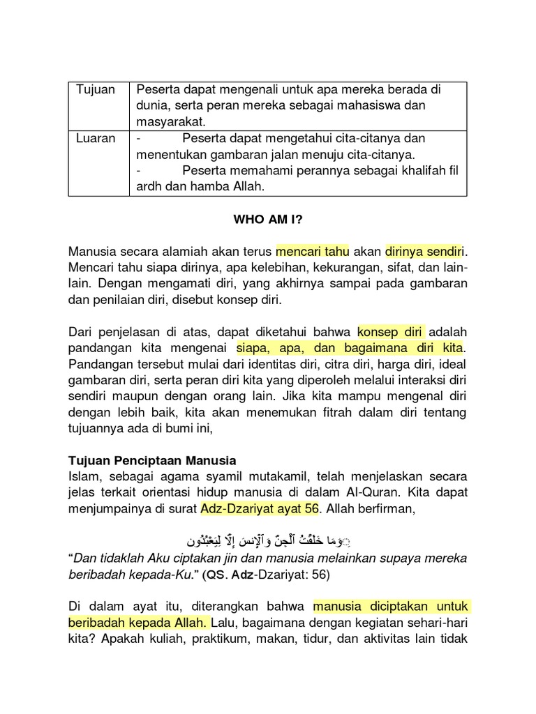 Who Am I | PDF