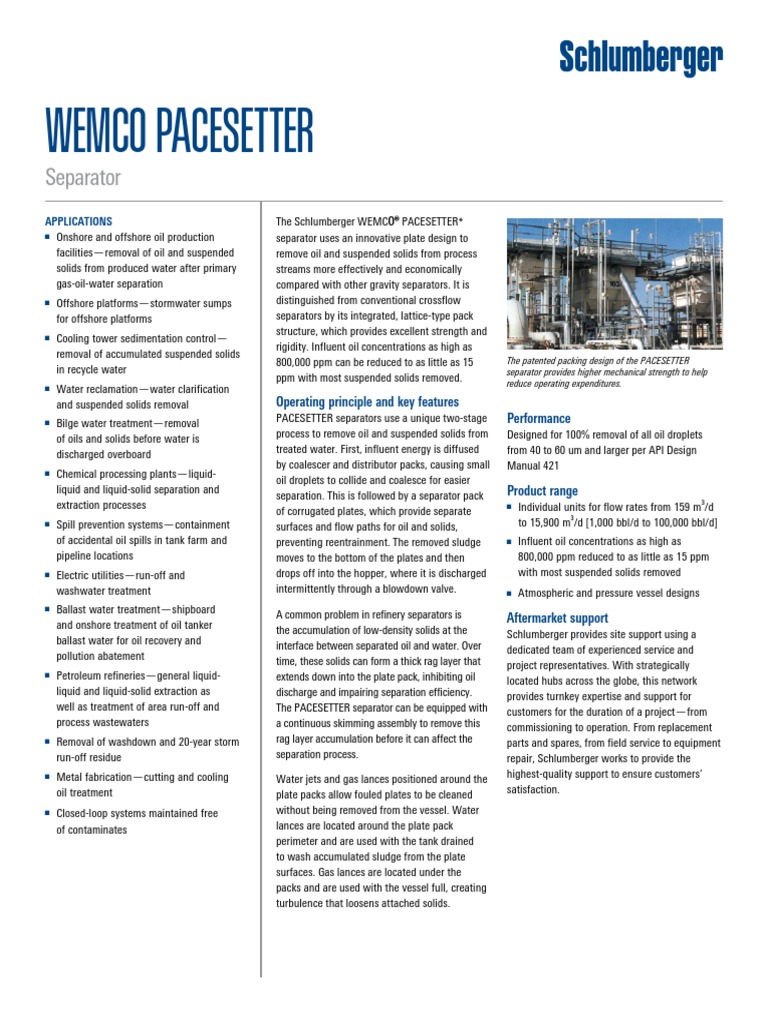 SLB - Wemco-Pacesetter-Ps | PDF | Process Engineering | Industrial Processes