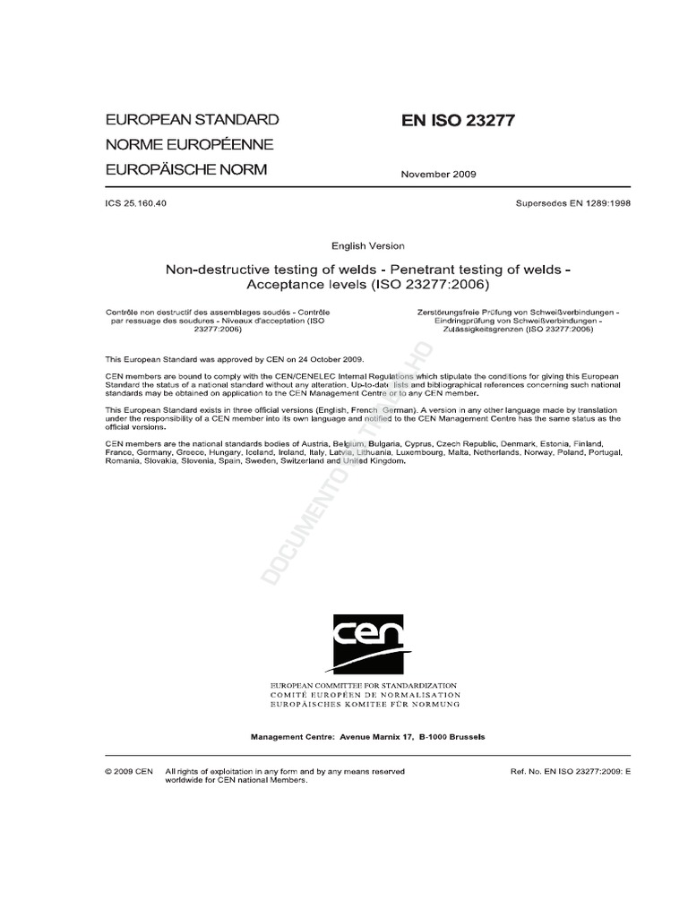 Iso 23277 - 2006 PT PDF | PDF