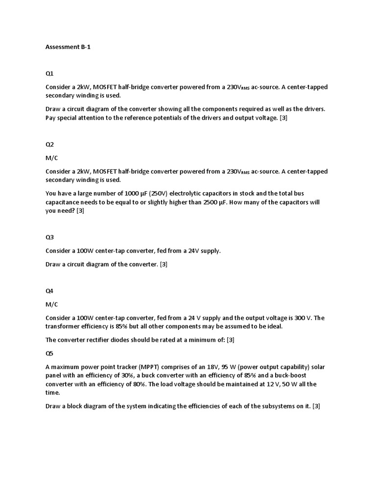 B 1 PDF | PDF | Capacitor | Electrical Engineering