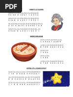 Partitura de Estrellita Dónde Estás | PDF