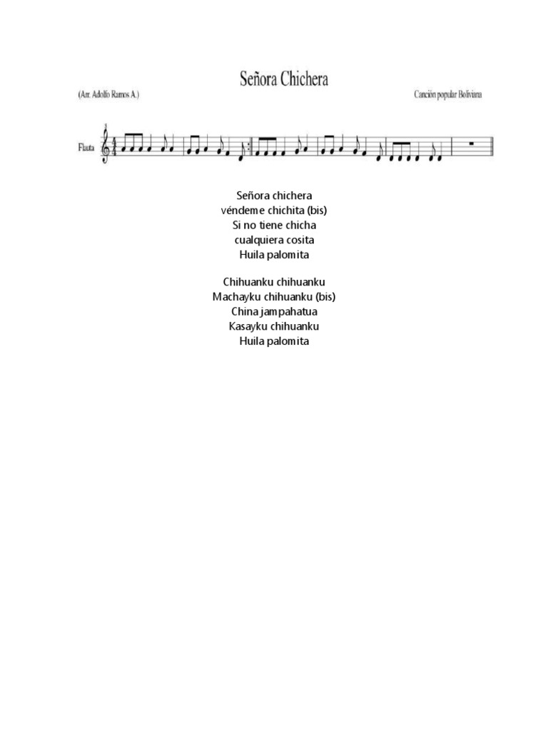 Señora Chichera | PDF