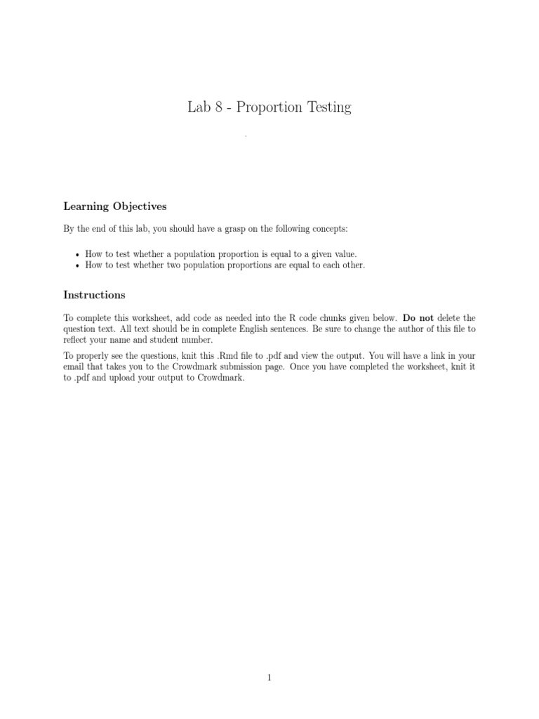 Lab 8 Shell Pdf Statistical Hypothesis Testing P Value 5360