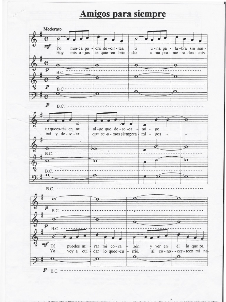 Amigos para Siempre | PDF