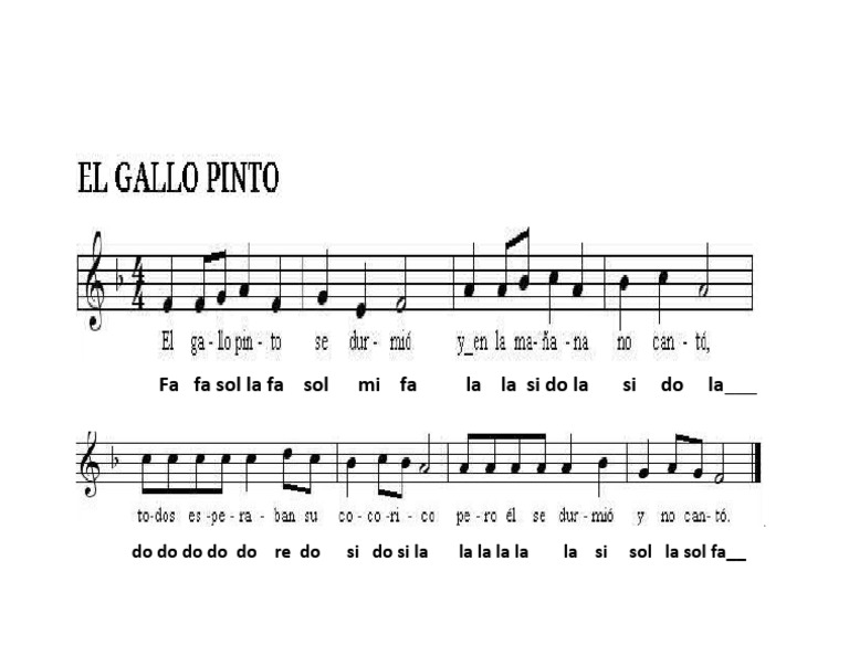 El Gallo Pinto | PDF