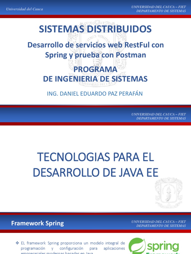 Desarrollo RESTful con Spring Boot | PDF | Java (lenguaje de programación) | Biblioteca ...