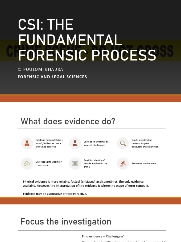 Csi PDF | Download Free PDF | Crime Scene | Forensic Science