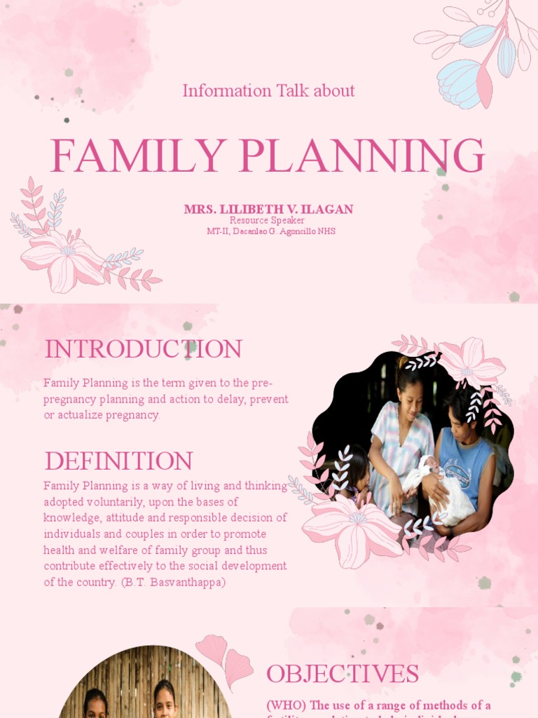 Family Planning PPT | Download Free PDF | Birth Control | Family Planning