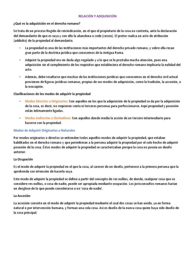 Documento 1 | PDF | Propiedad | Posesión (Ley)
