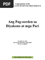 (Tagalog) Mass Guide | PDF