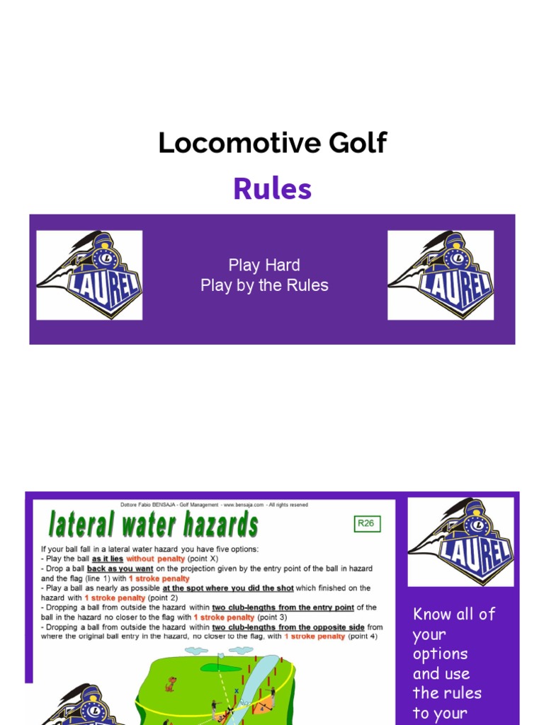 Illustrated Golf Rules | PDF | Sports | Ball Games