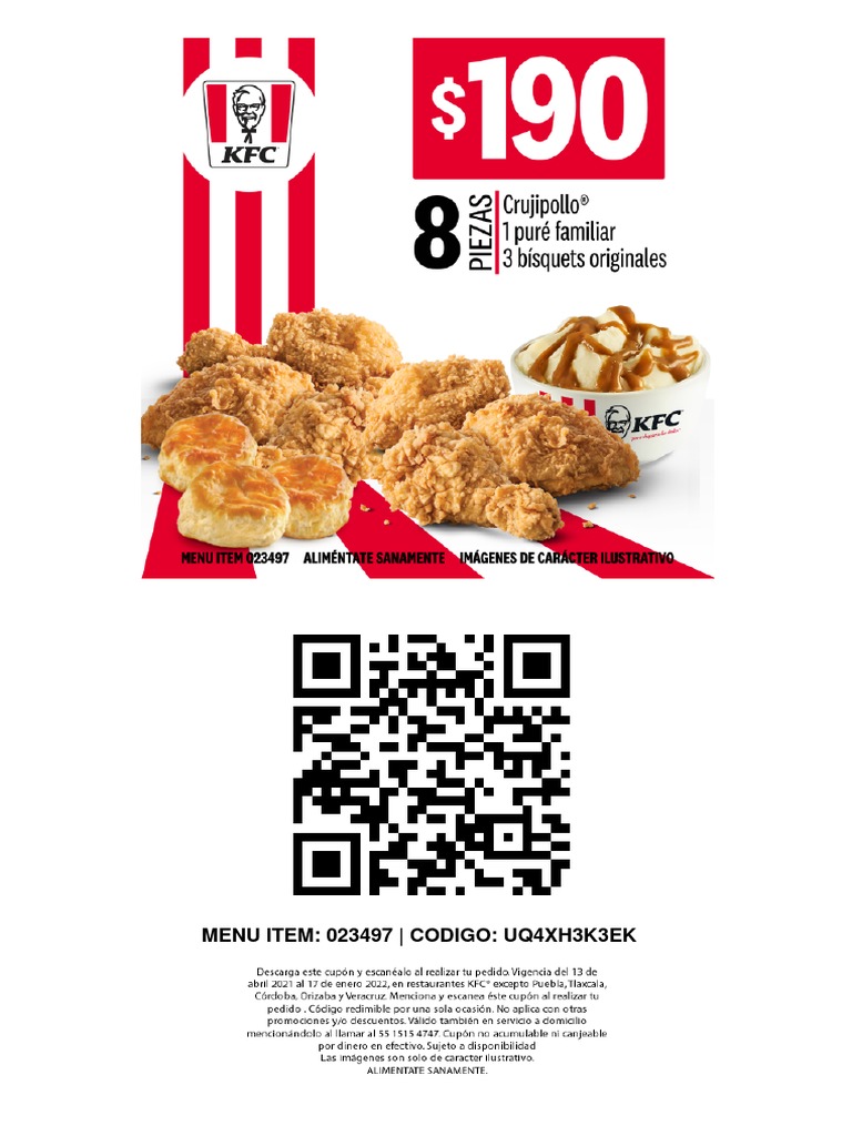 Cupón kfc | PDF