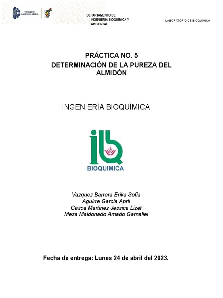 Practica No.5 | PDF | Carbohidratos | Glucosa