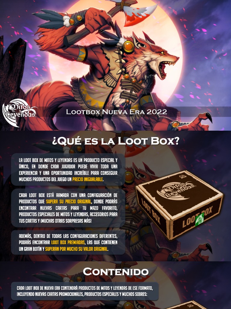 Lootbox Nueva Era 2022 | PDF | Juego de azar | Videojuegos