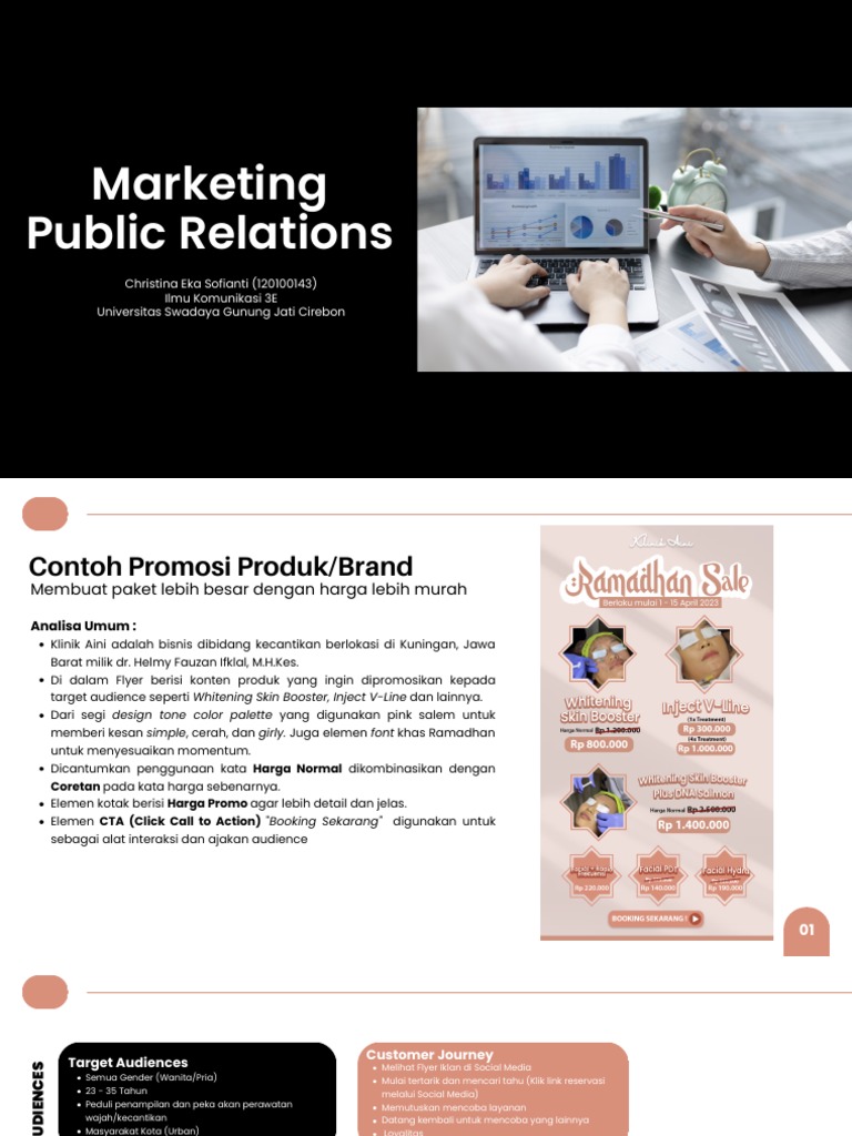 Christina Eka Sofianti - 120100143 - Marketing Public Relations - Ilmu Komunikasi 3E | PDF