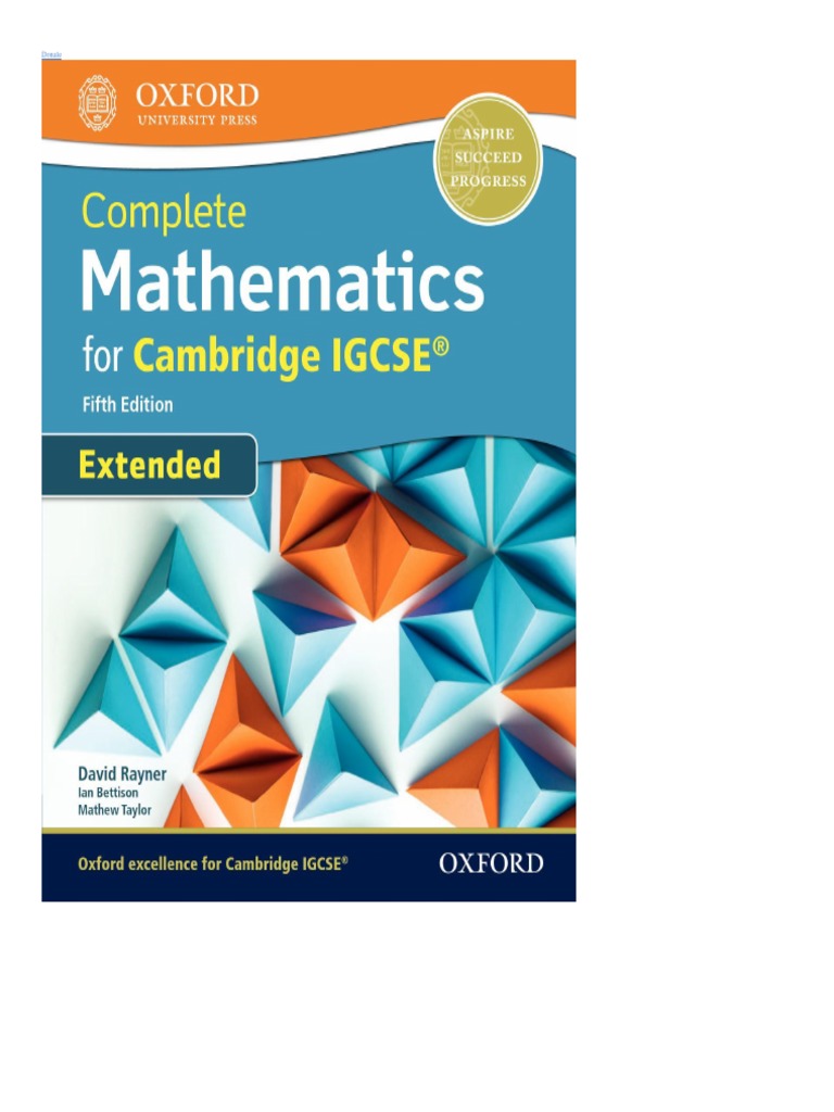 Math Textbook Extended | PDF