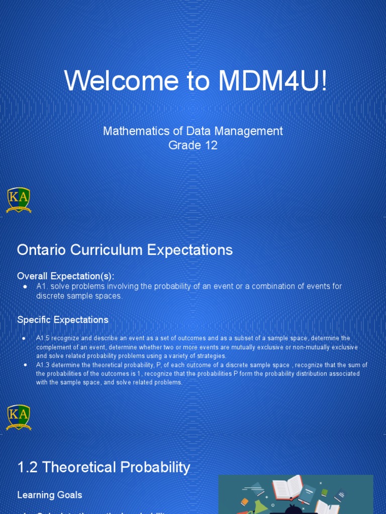 1.2 Theoretical Probability | PDF | Probability | Expected Value
