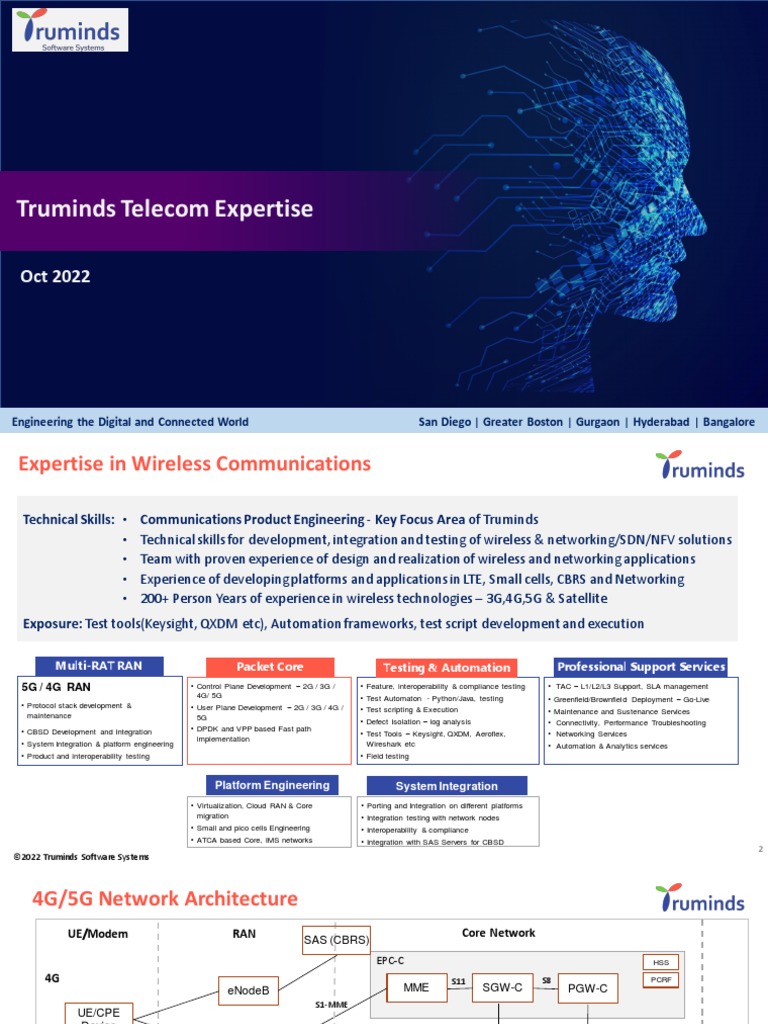 Truminds 5G Expertise | PDF | Computer Network | Cloud Computing