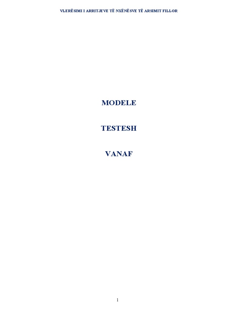 Teste VANAF-i | PDF