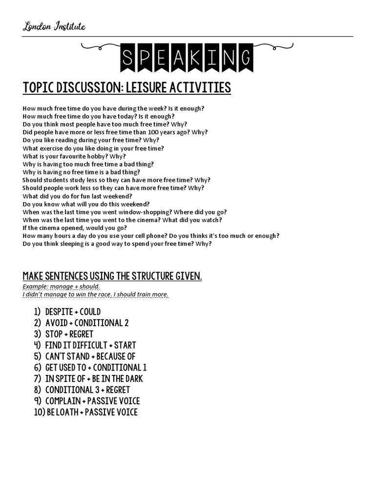 Lesson 15 - Senior 4 REPASO ORAL | PDF