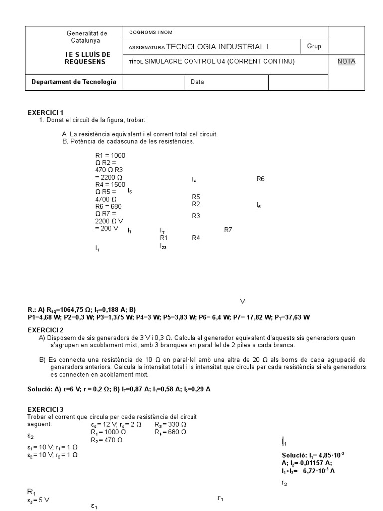 Sim-Control U5 (1 Part) | PDF