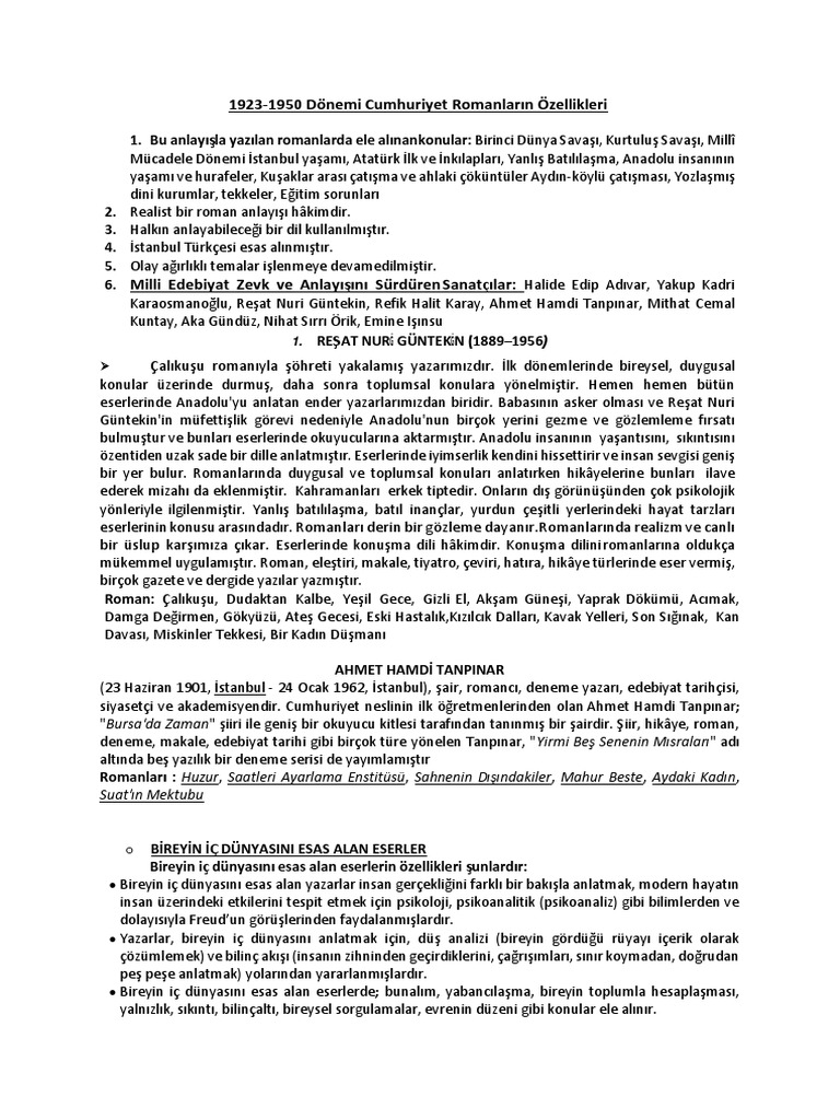 12.sinif Ted Ders Notlari PDF | PDF