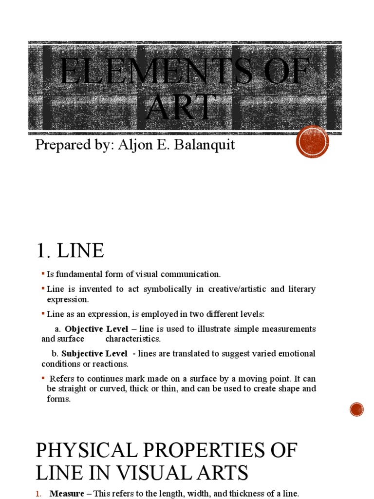 Element of Arts | PDF | Color | Composition (Visual Arts)