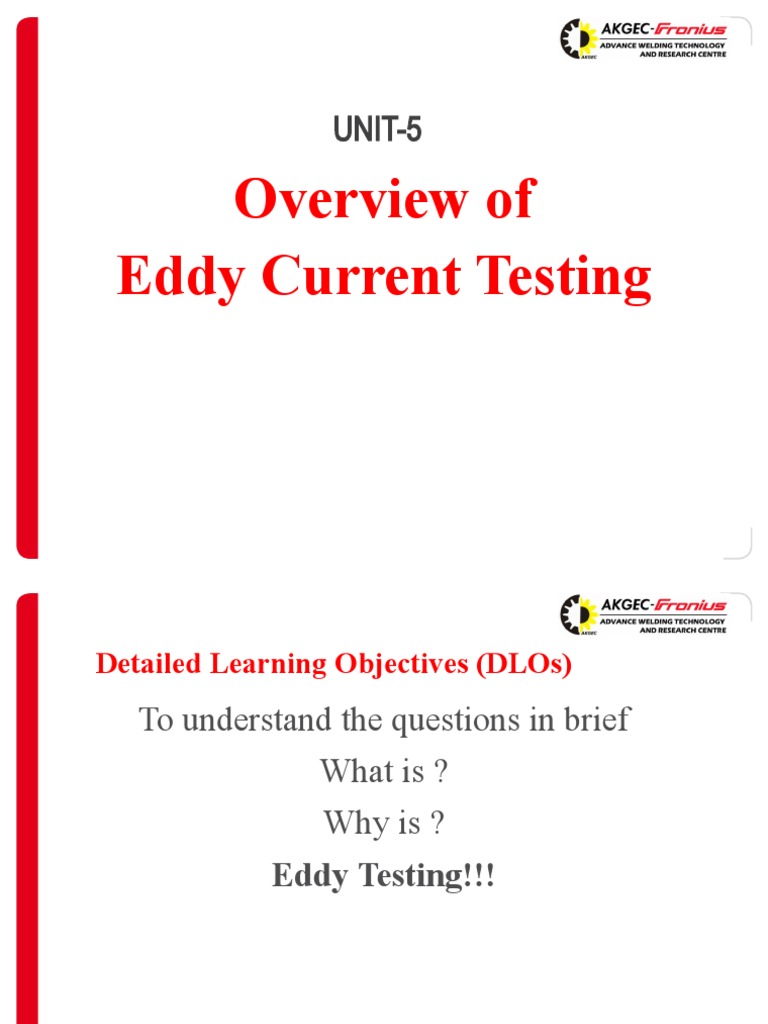 Ndt Eddy Current Testing Module Download Free Pdf Thermography