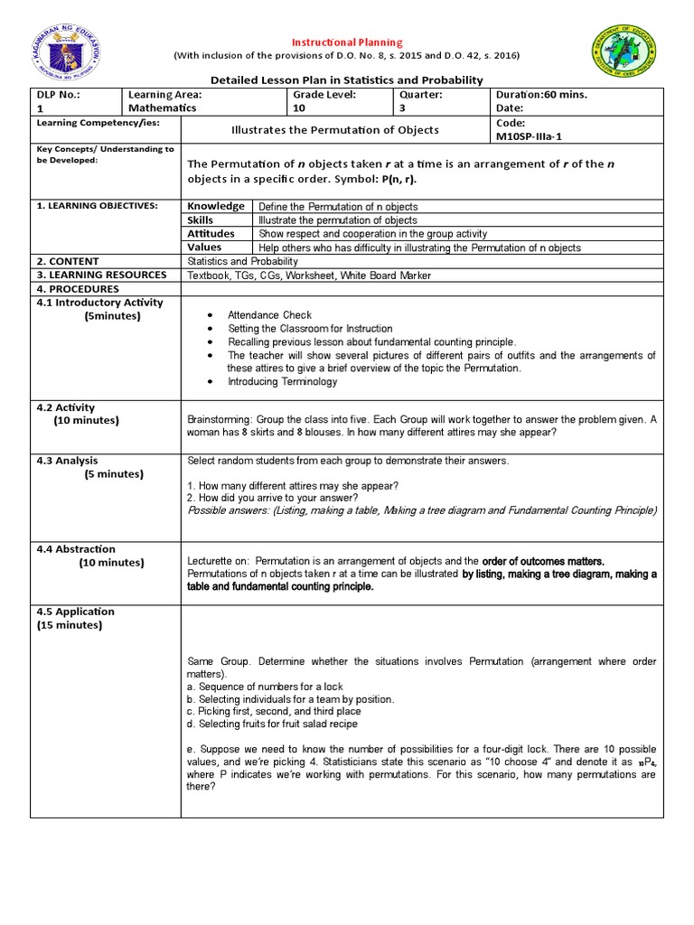 PERMUTATION | Download Free PDF | Permutation | Learning