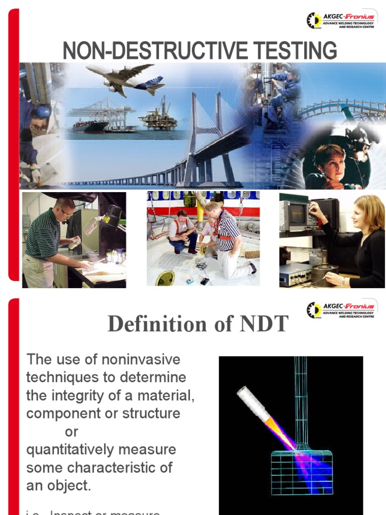 NDT Testing Method | Download Free PDF | Nondestructive Testing ...