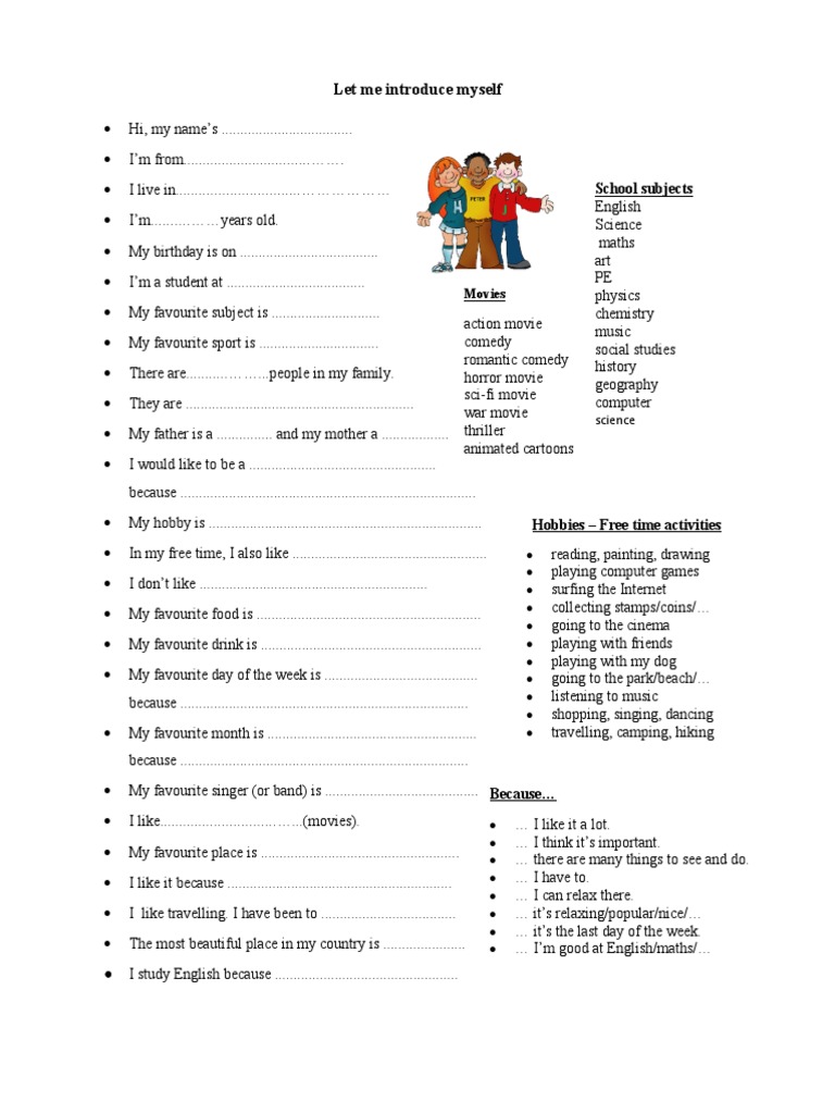 Let Me Introduce Myself | PDF