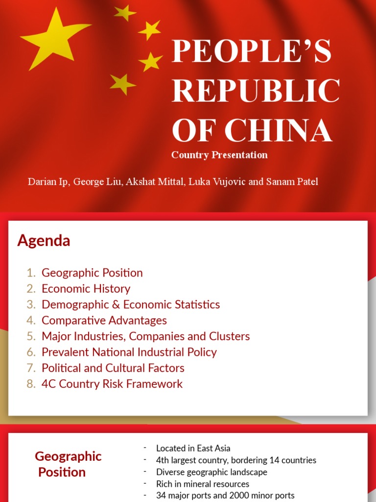 Country Presentation | PDF | China | World Politics
