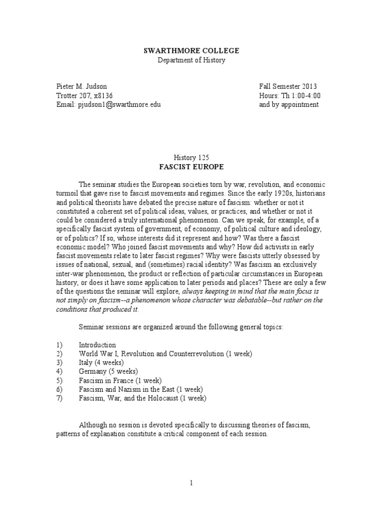 Fascist Italy Sources | PDF | Fascism | Benito Mussolini