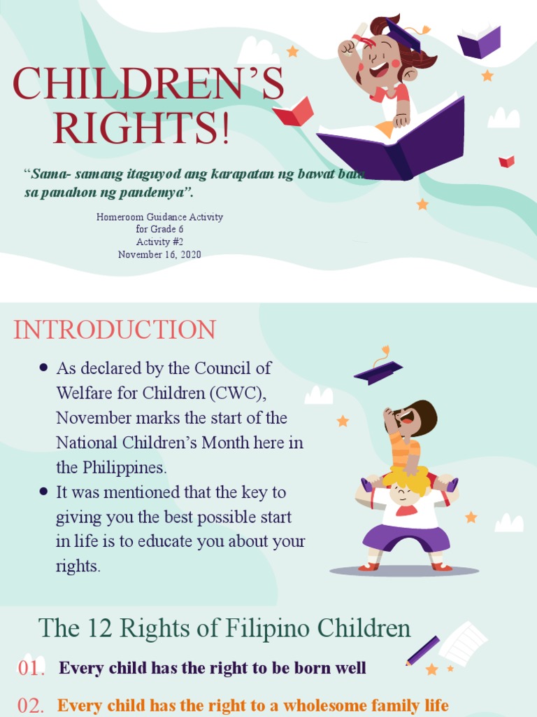 Childrens Rights Grade 6 | PDF
