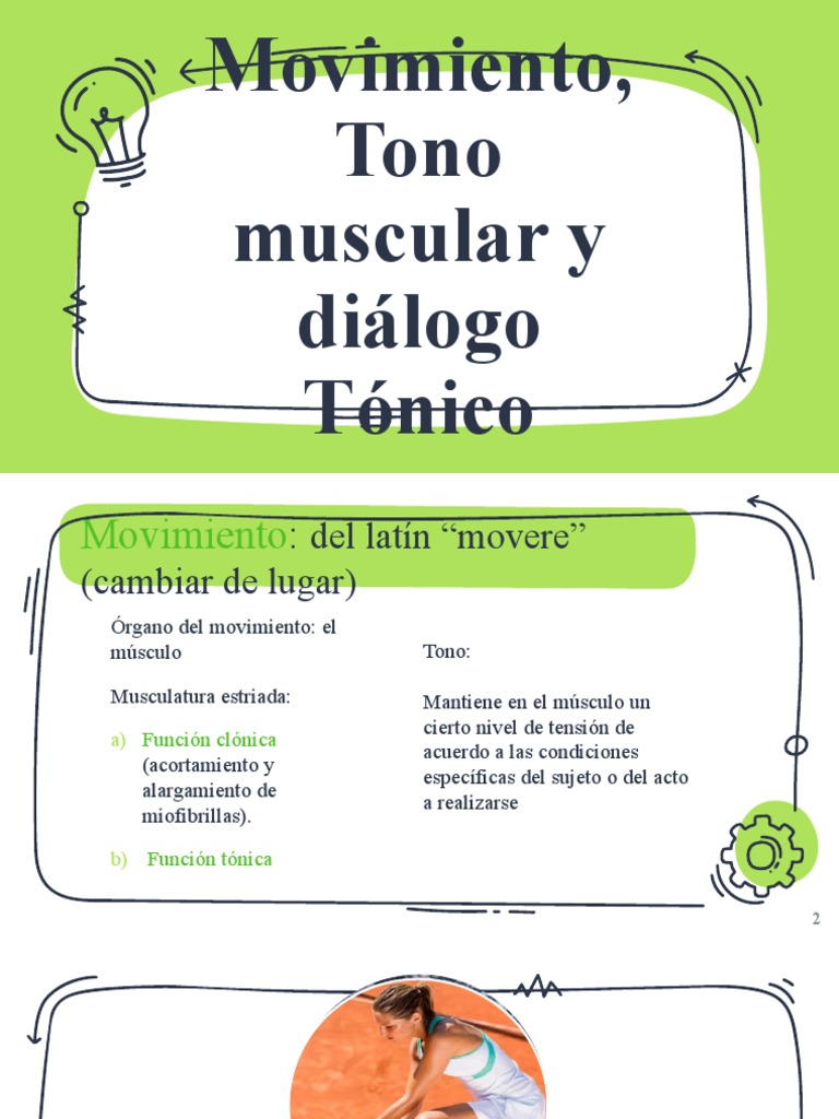 Tono Muscular y Diálogo Tónico en Niños | PDF | Músculo | Cerebro