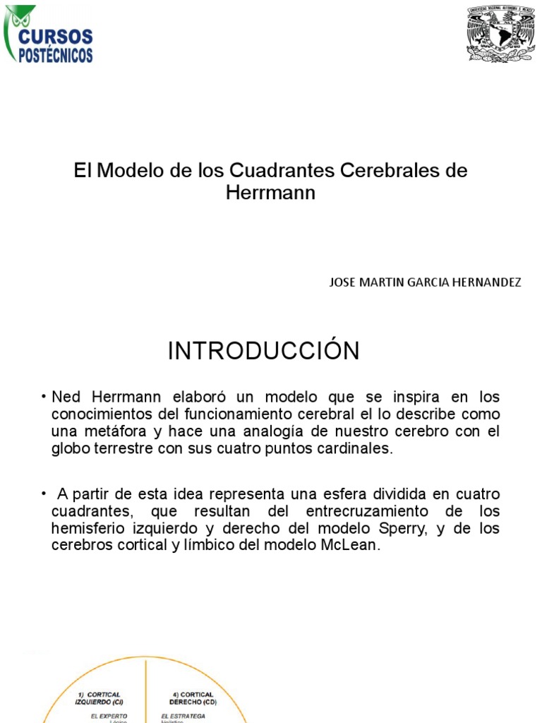 El Modelo de Los Cuadrantes Cerebrales de Herrmann | PDF | Cerebro | Teoría