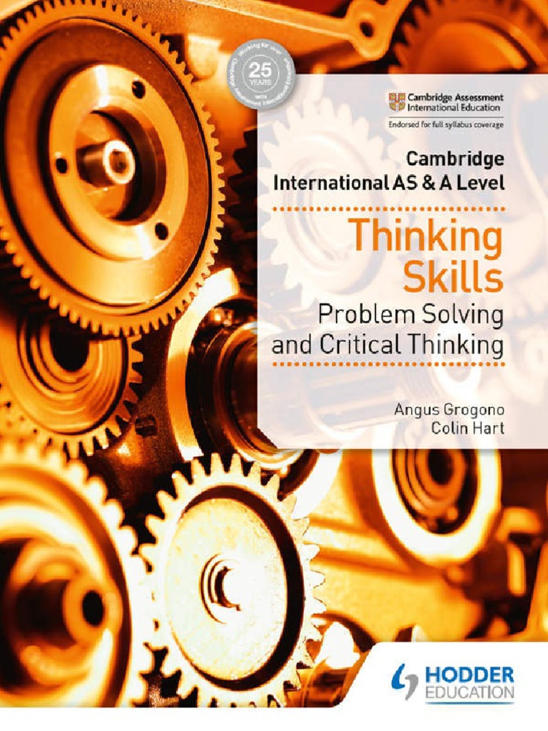 Cambridge International AS & A Level Thinking Skills PDF | PDF ...