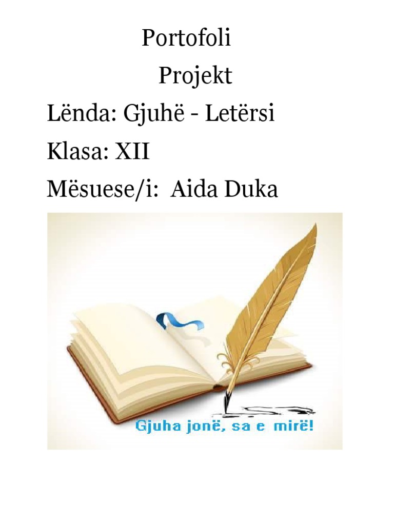 Flete e Pare Gjuhe Letersi Bili | PDF