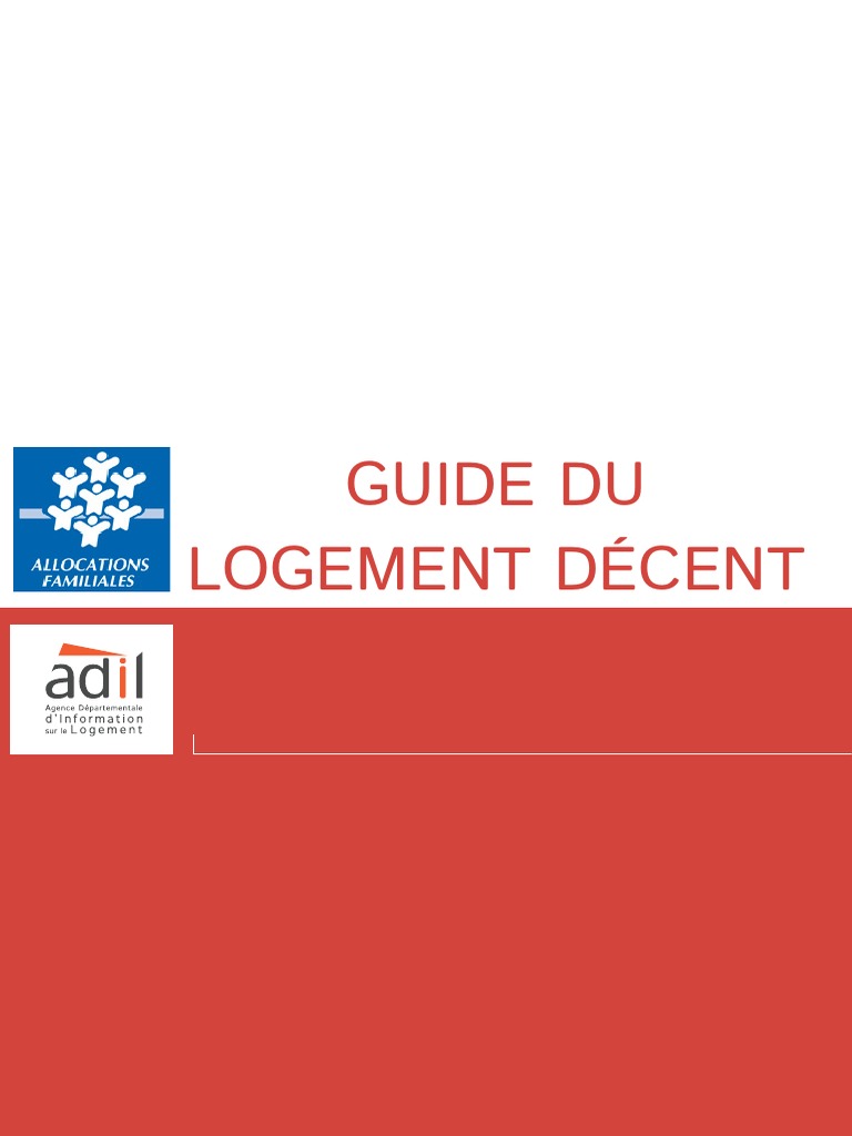 Guide Du Logement Decent | PDF | Logement | Ventilation (Architecture)