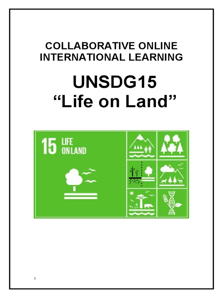Collaborative Online International Learning - UNSDG 15 Life On Land ...