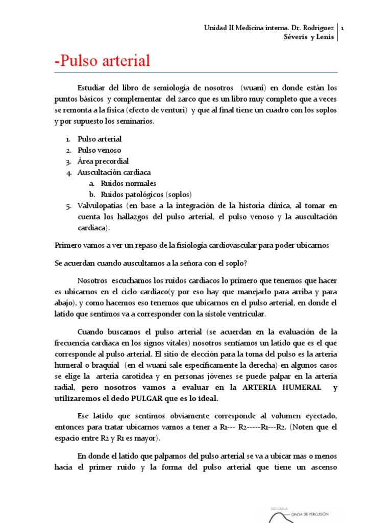 Semiología - Haylen Marín - Dr. David Rodríguez | PDF | Vena ...