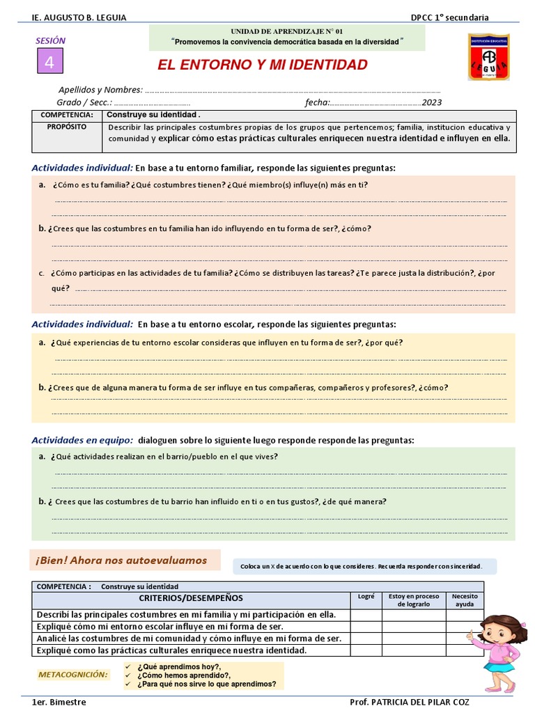 DPCC. - FICHA 4 - Sesion 4 (I Unidad) 1° Sec.-1 PDF | Descargar gratis ... DPCC. - FICHA 4 - Sesion 4 (I Unidad) 1° Sec.-1 PDF | Descargar gratis ...