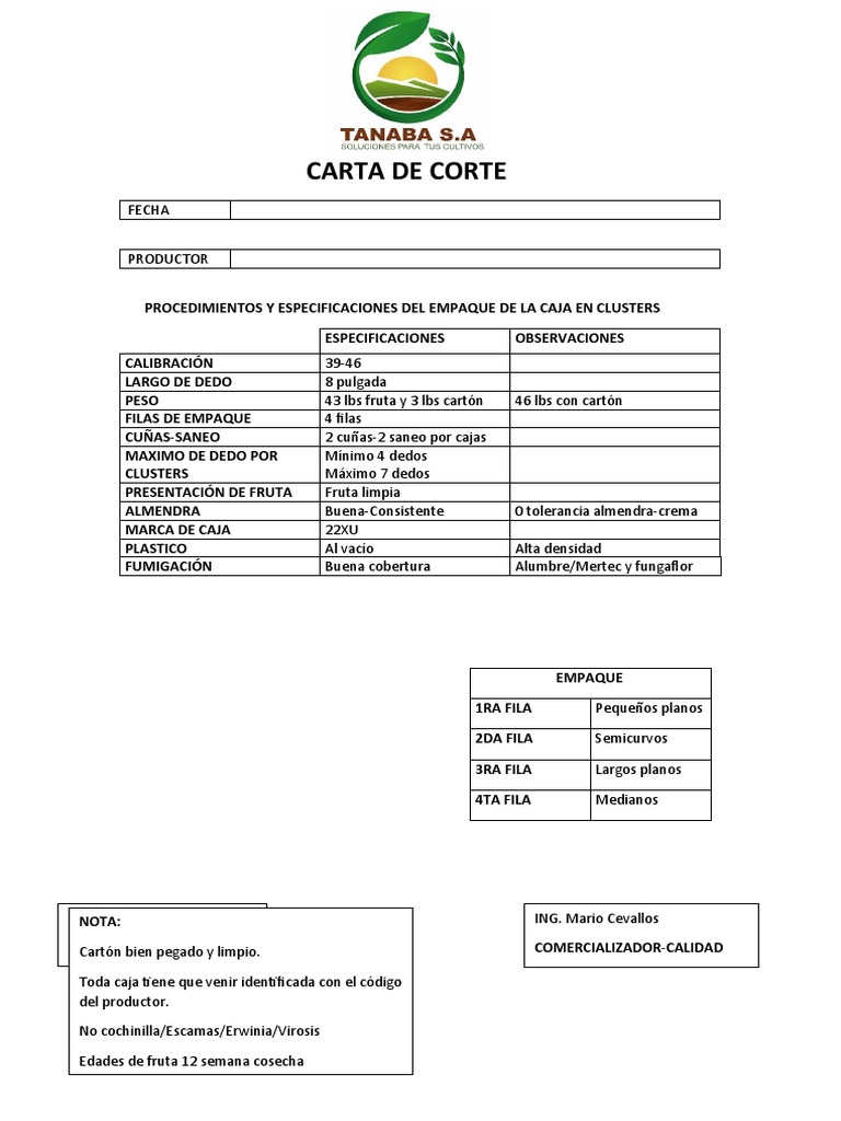 Carta de Corte | PDF