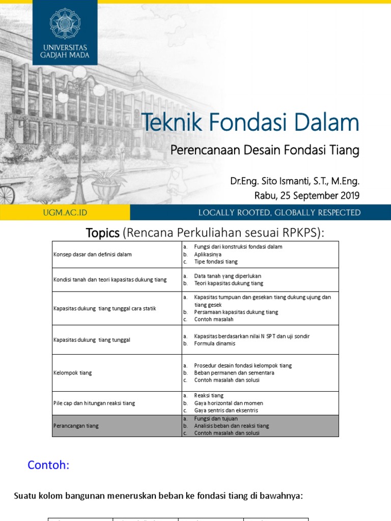 7 Contoh Perencanaan Fondasi Tiang | PDF