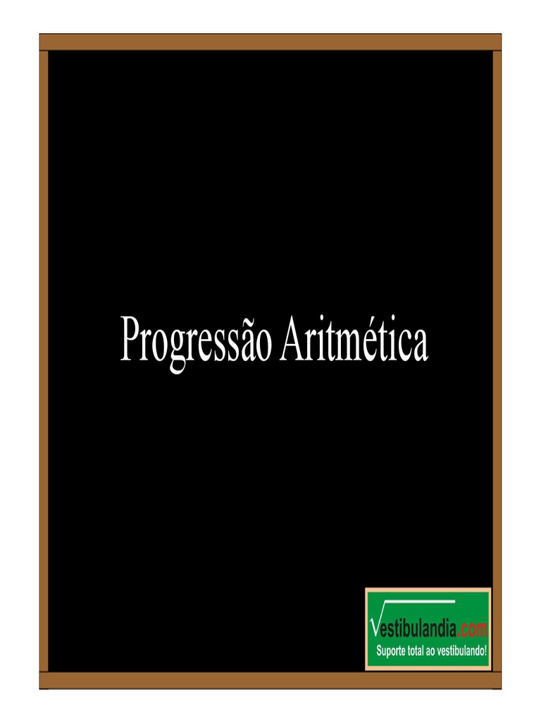 Progressão Aritmética | PDF