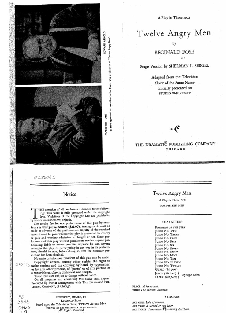 12 Angry Men PDF | PDF