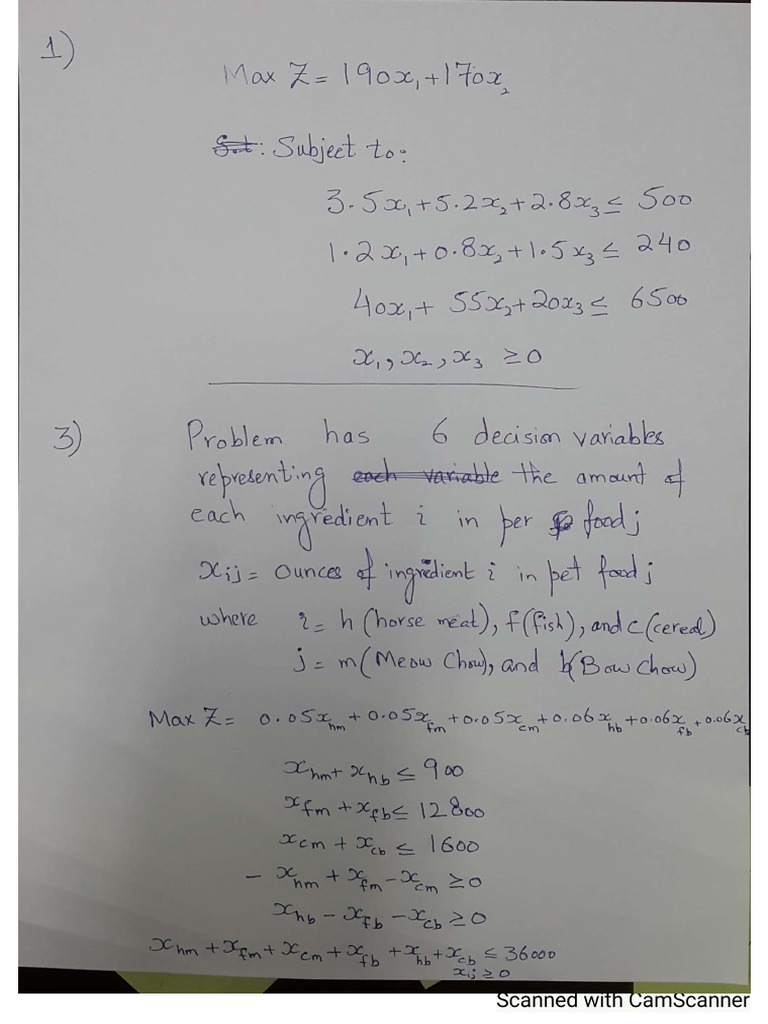 OR Assignment 2 Solution PDF | PDF