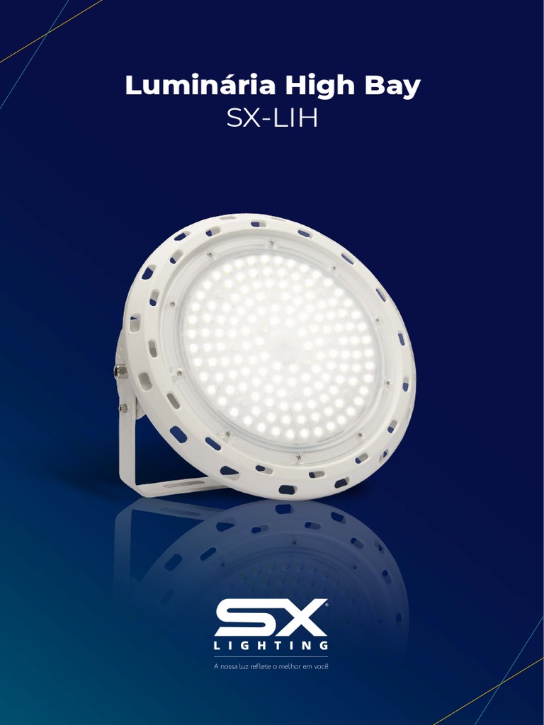 Ficha-Tecnica-Luminaria-Industrial-High-Bay-SX-LIH-221118 | PDF